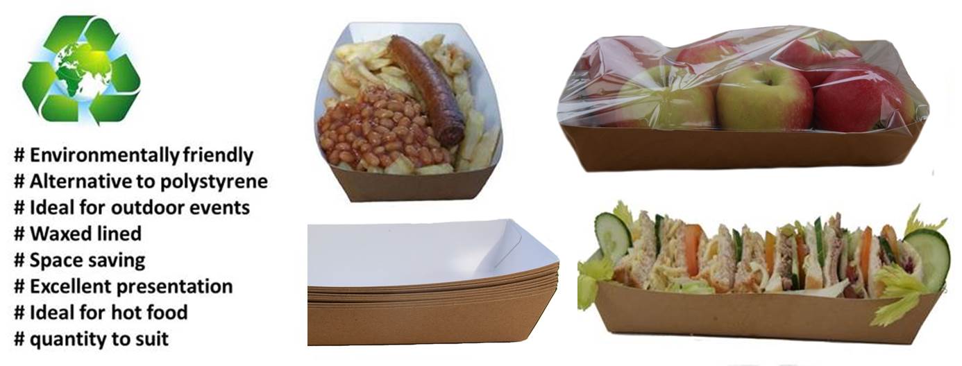 Festival Catering Food Trays | Cardboard Fish n Chip Trays | Food Trays ...